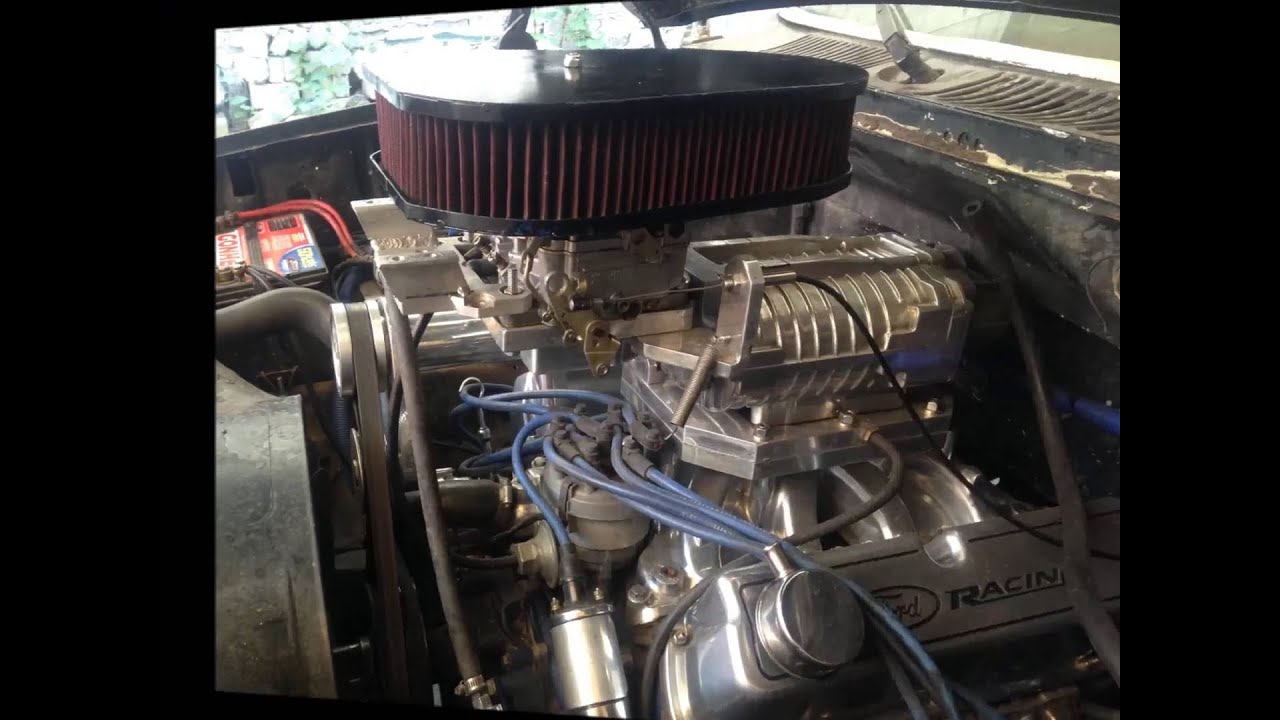 Supercargador Maverick Mustang 351w 302w - YouTube