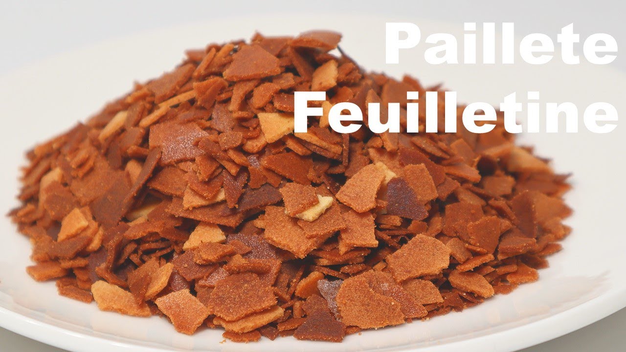 Paillete Feuilletine Recipe +Using 파에테 포요틴 만들기 +활용 - YouTube