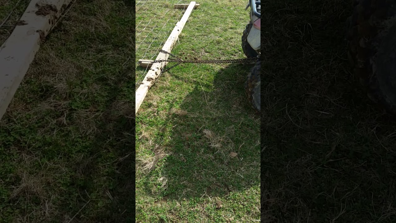 DIY drag for small farm - YouTube