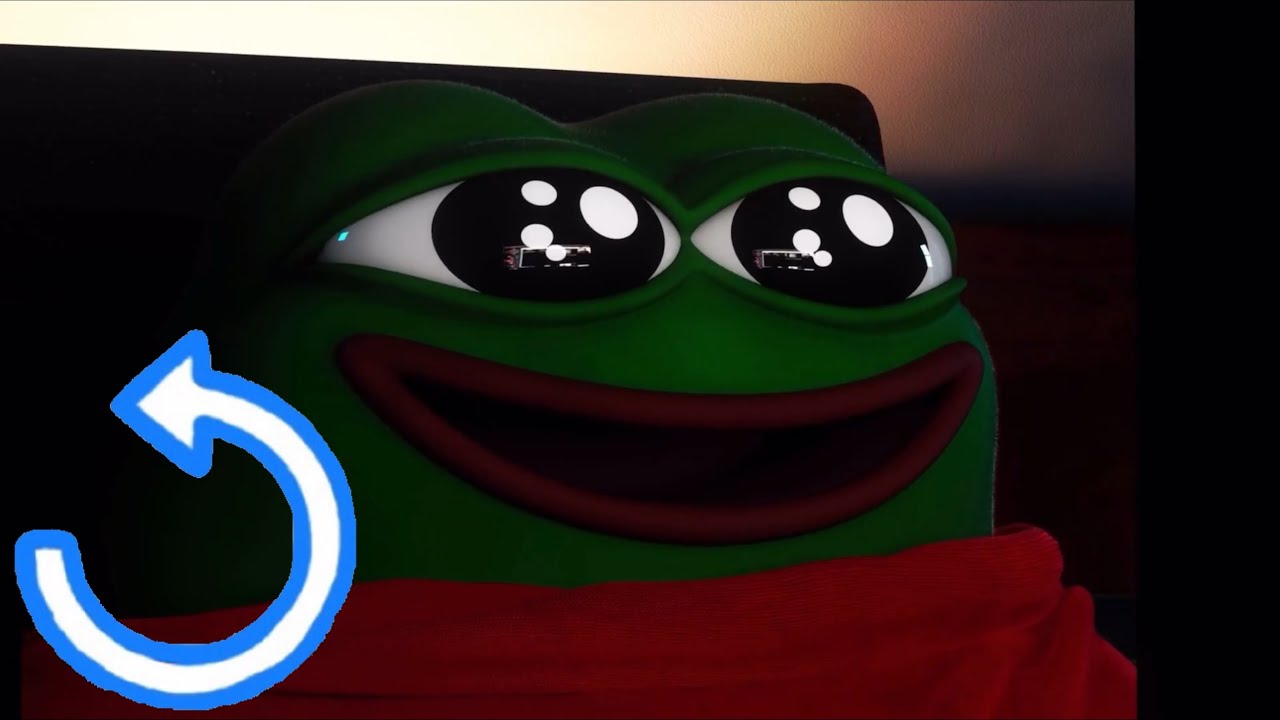 When your favourite streamer sees your post - Peepo Animation but it’s ...