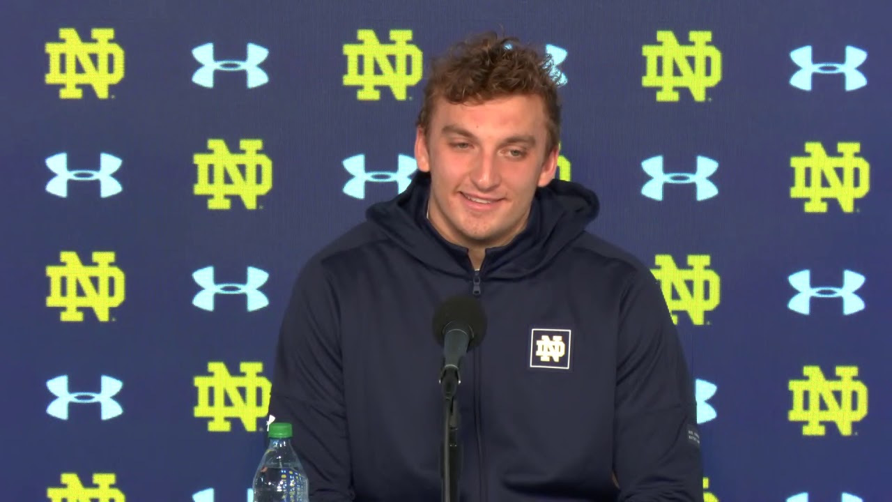 @NDFootball | Ben Skowronek - Louisville (10.17.20) - YouTube