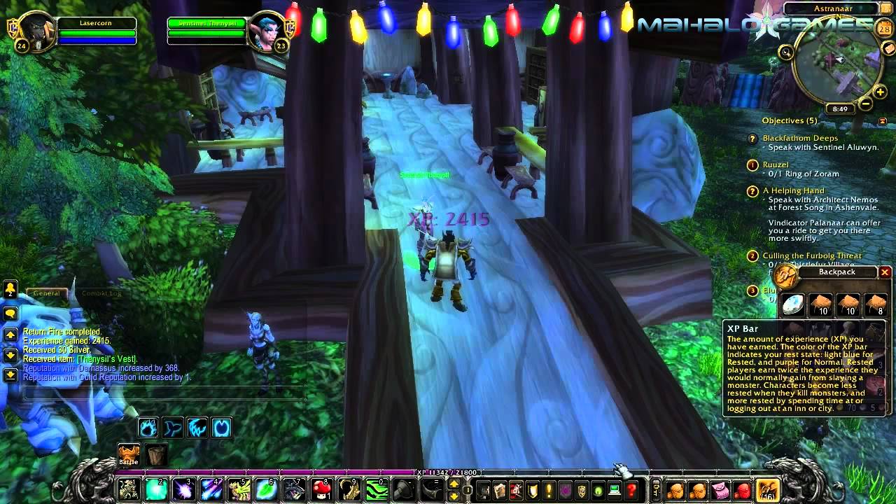 WoW Cataclysm Walkthrough Ashenvale Alliance Part 7 - YouTube