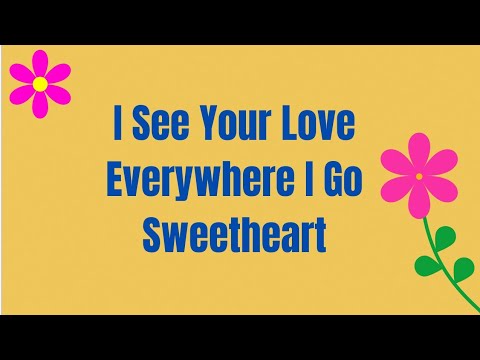 I See Your Love Everywhere I Go Sweetheart ️🤍 It Sparkling On Air, ️ ...