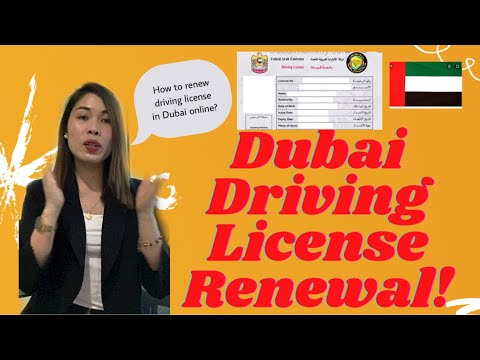 HOW TO RENEW DUBAI DRIVING LICENSE ONLINE || DUBAI RTA DRIVING LICENSE ...