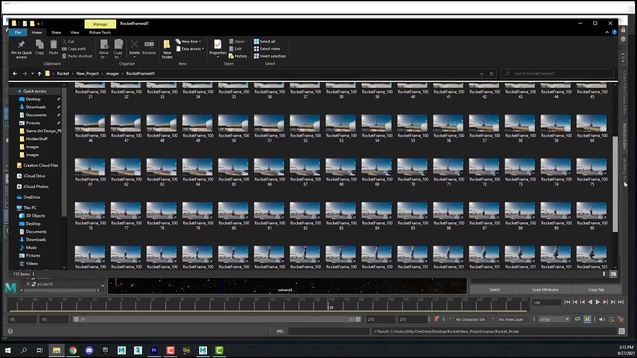 Maya: Importing an Image Sequence into Premiere Pro - YouTube