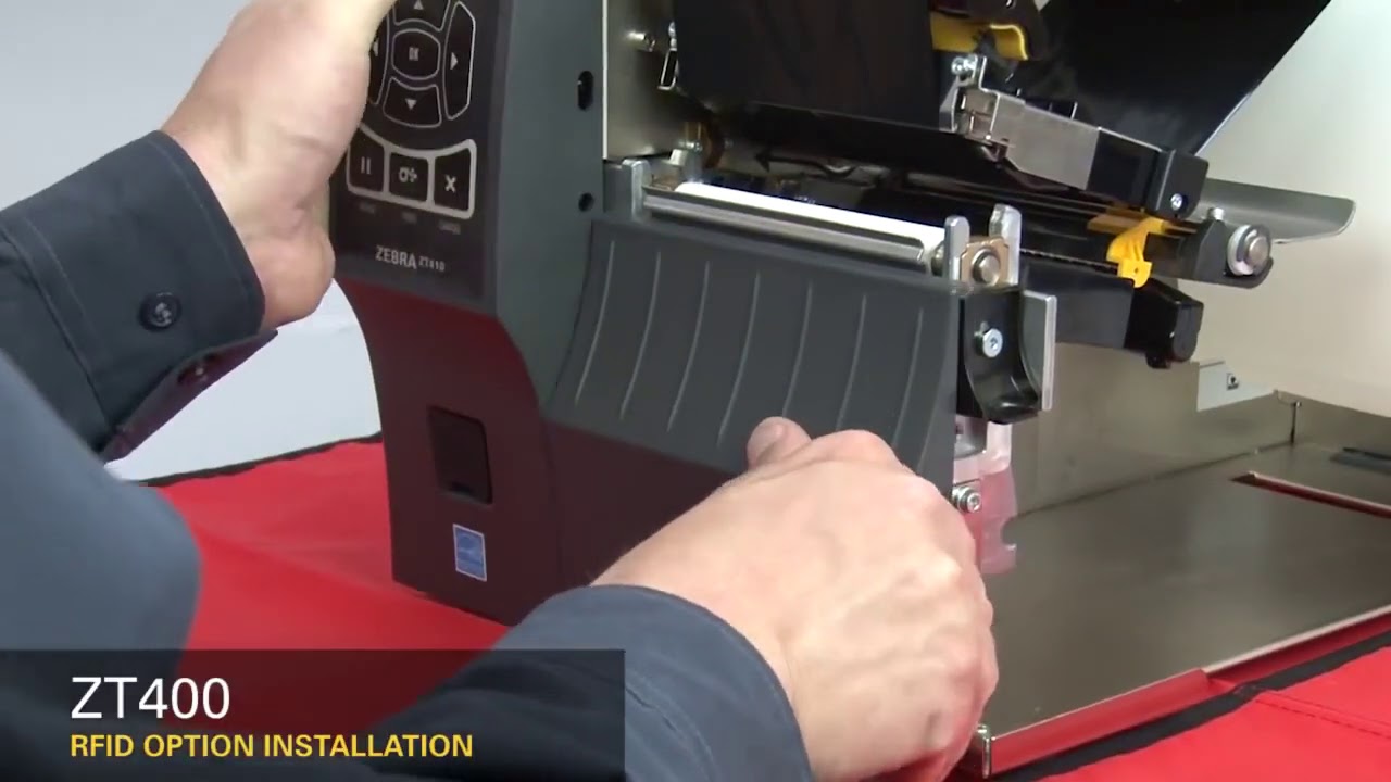 Zebra ZT400 Series RFID How to Install RFID Option - YouTube
