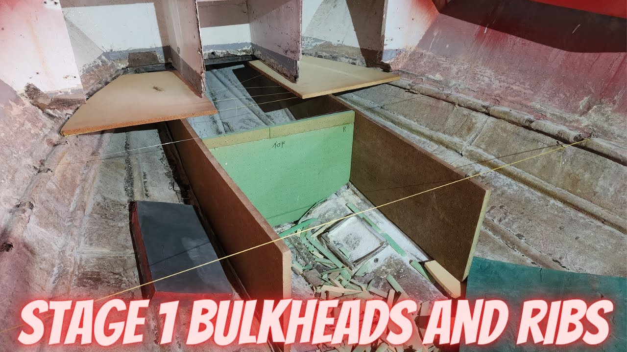 Stage 1 ribs and bulkheads construction (ep13) - YouTube
