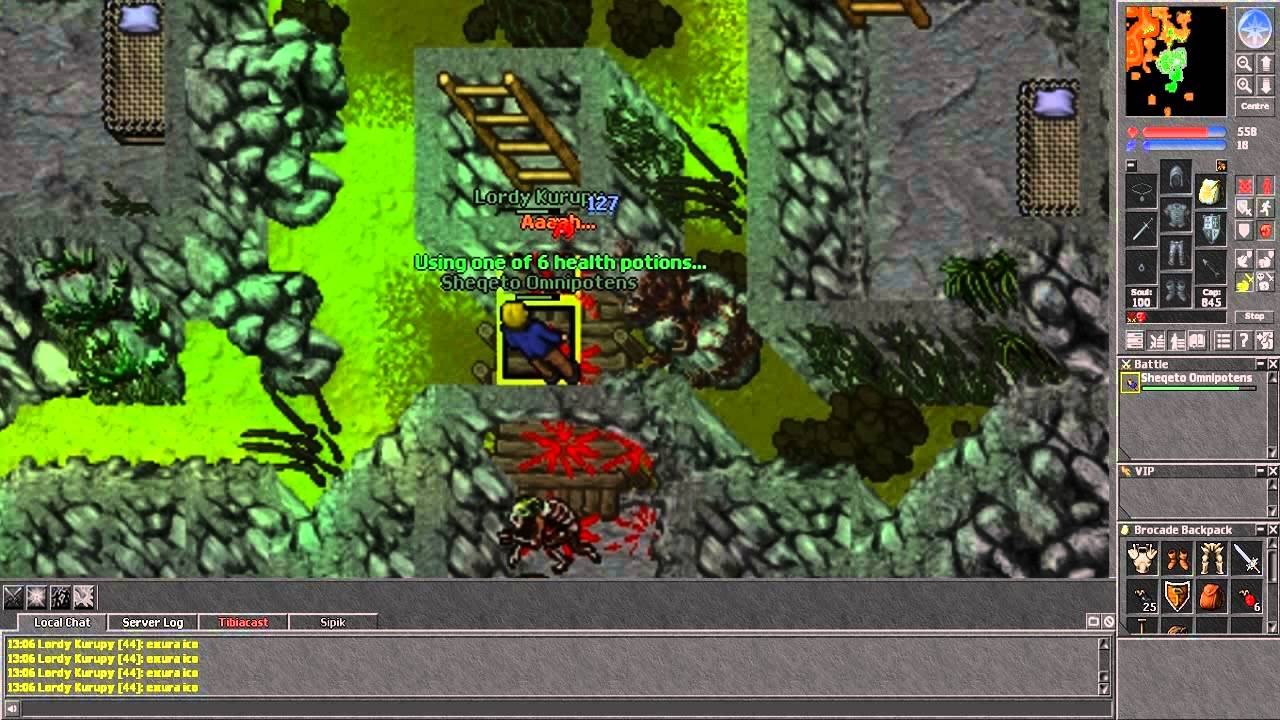 Tibia Kill Bots #4 - Só no Trap - YouTube