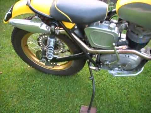 BSA B40 Trials Bike. - YouTube