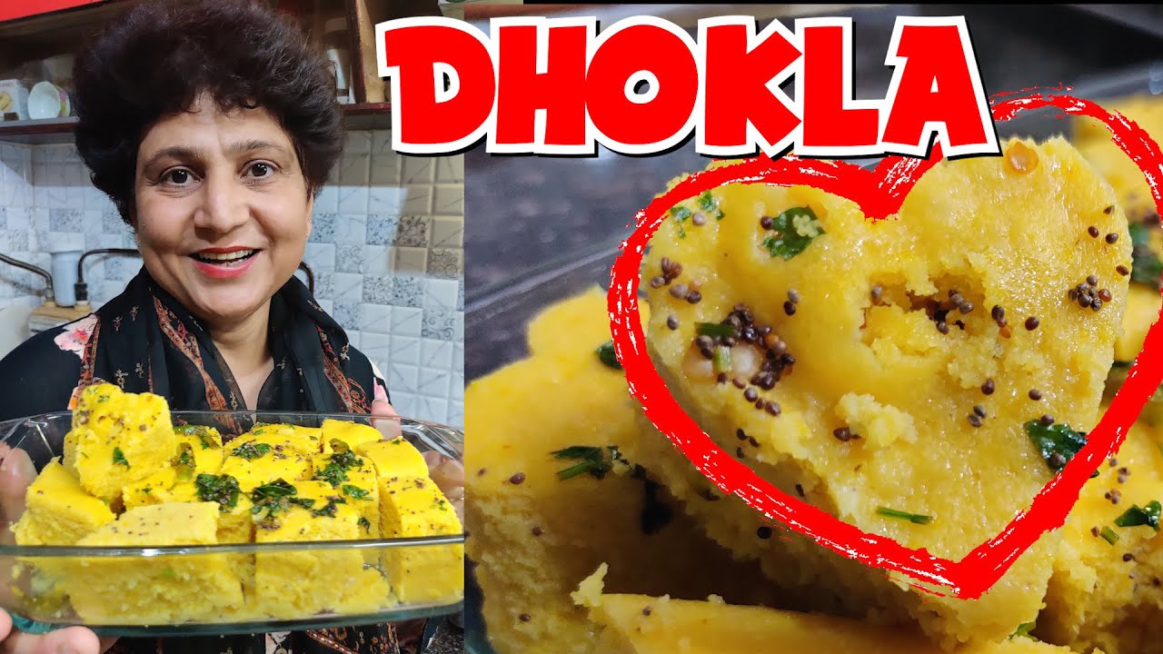 DHOKLA RECIPE-How to Make Soft and Spongy DHOKLA - YouTube