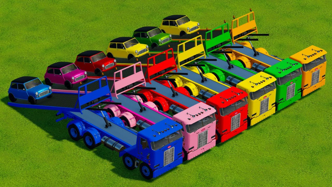 Mini Copper Cars Transporting And Delivered - Farming Simulator 22 ...