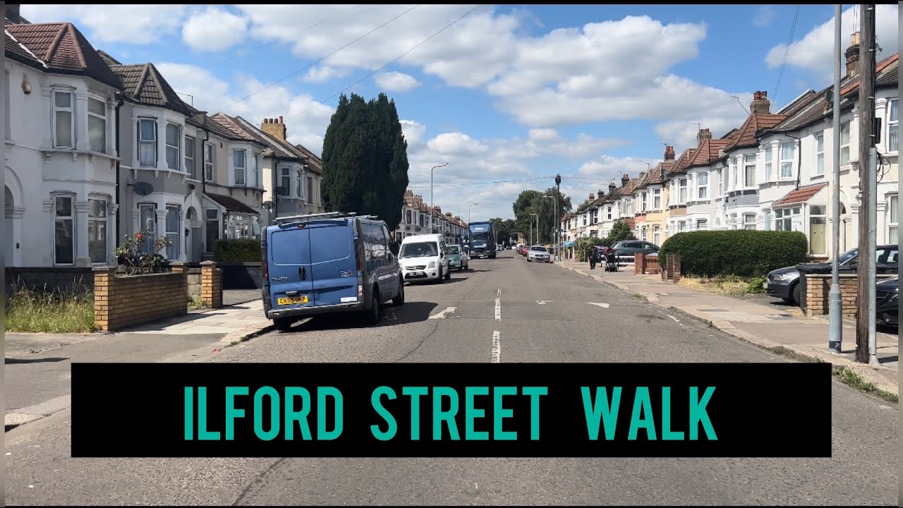 London Residential Area Street Walk | Ilford | East London - YouTube