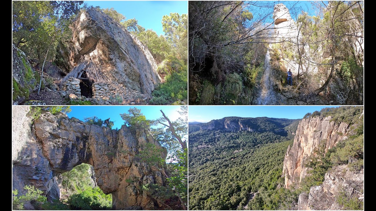 Cascata e Arco Su Ertessu - Sa Serra 'e Sa Mecuda (Seui - Sardinia ...