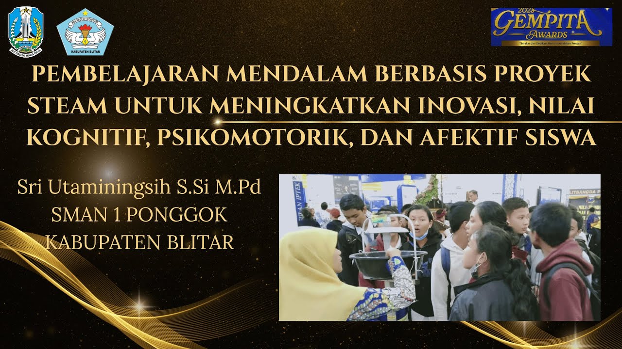 TEASER PEMBELAJARAN MENDALAM BERBASIS PROYEK STEAM - YouTube