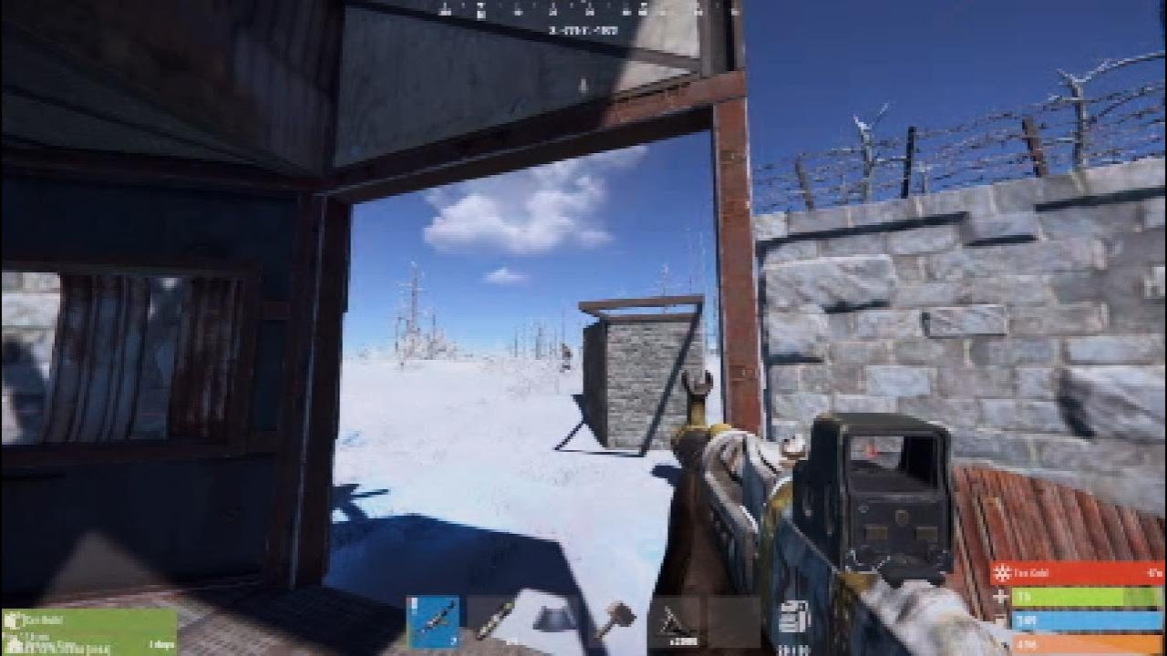 Rust Console- How a 4k Hour Solo Defends His Base+Random clips - YouTube