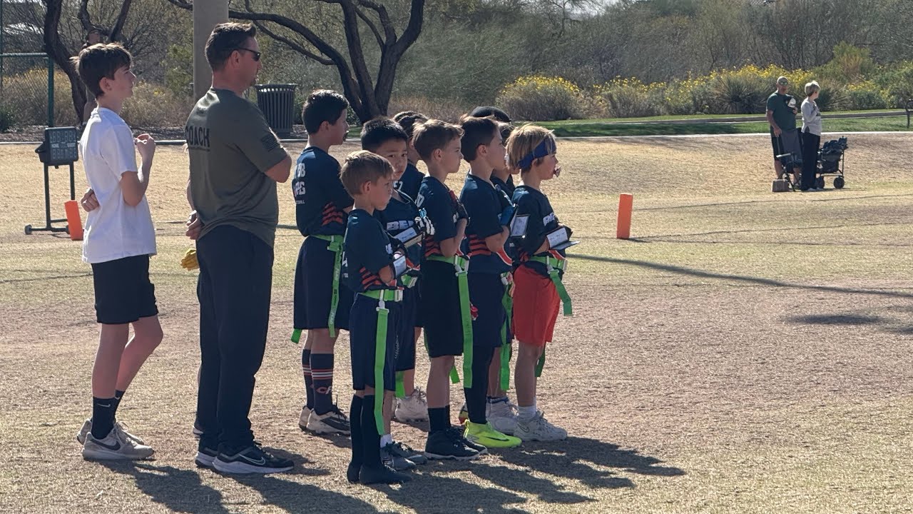 Core5 Youth Flag Football | 8U | Semi-Final | Bears vs Cowboys | 39:14 ...