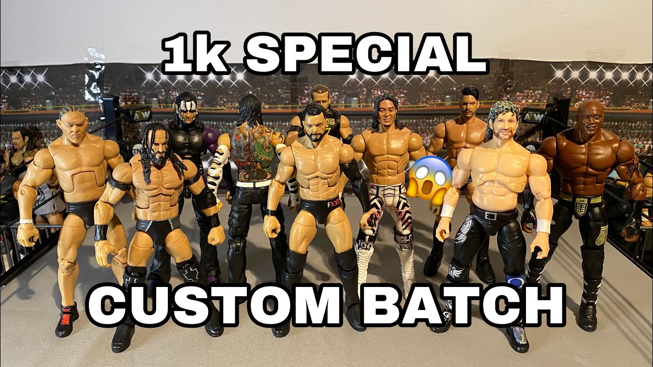 1000 SUBSCRIBERS SPECIAL HUGE WWE CUSTOM ELITE BATCH WWE FIGURES! - YouTube