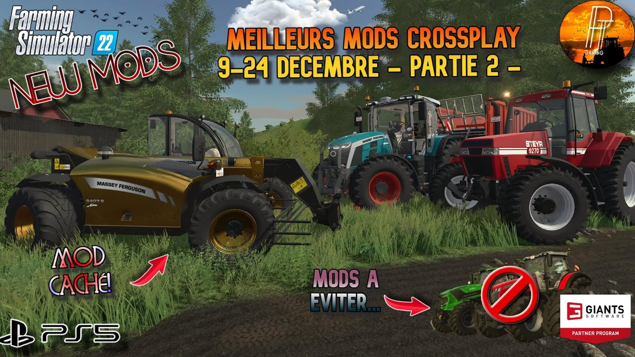 [NEW MODS FS22] MODS CACHES !! MEILLEURS MODS CROSSPLAY 9-24 DECEMBRE ...