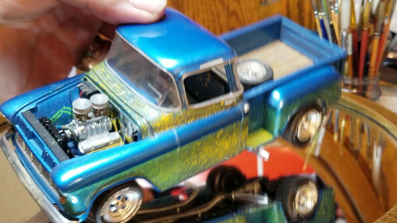 Throwback Thursday / AMT 55 Chevy Step Side - YouTube