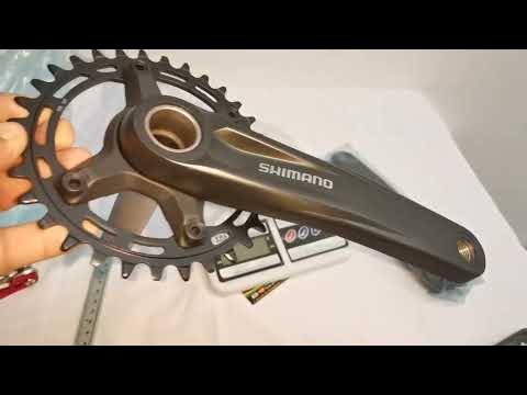 BIELA SHIMANO FC-MT510-1 MTB 12V 2-PCS BRAZO 175MM PLATO 32T - YouTube