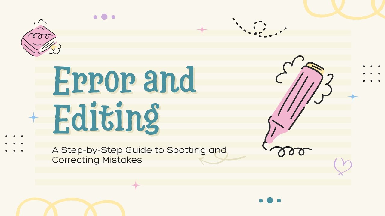 Mastering Error and Editing in CBSE English Common Grammar Mistakes ...