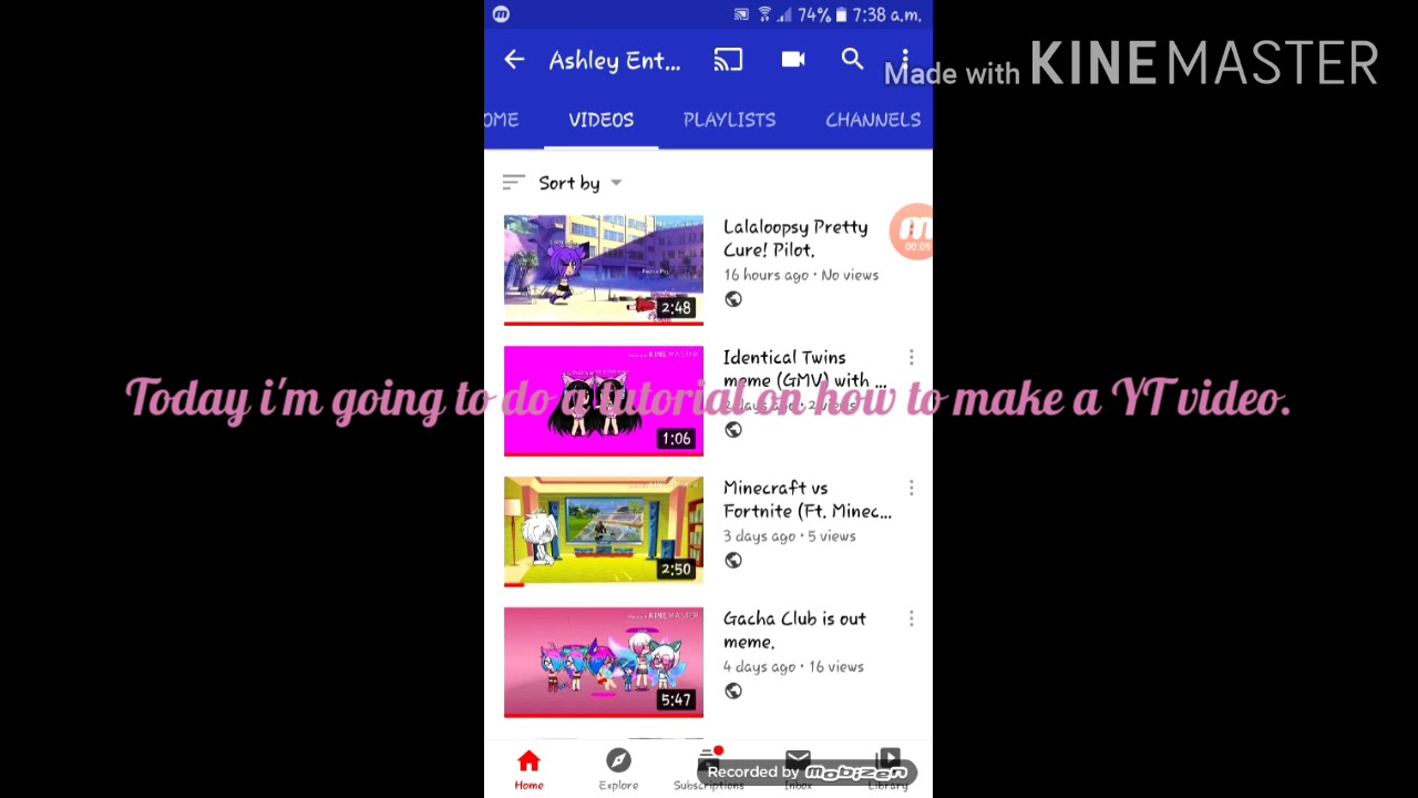 How to make a YT video. - YouTube