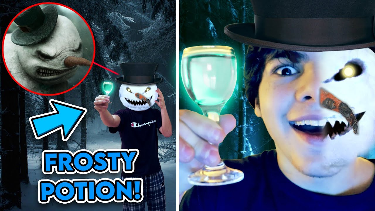 DO NOT DRINK THE FROSTY THE SNOWMAN POTION AT 3 AM!! (I TURNED INTO HIM ...