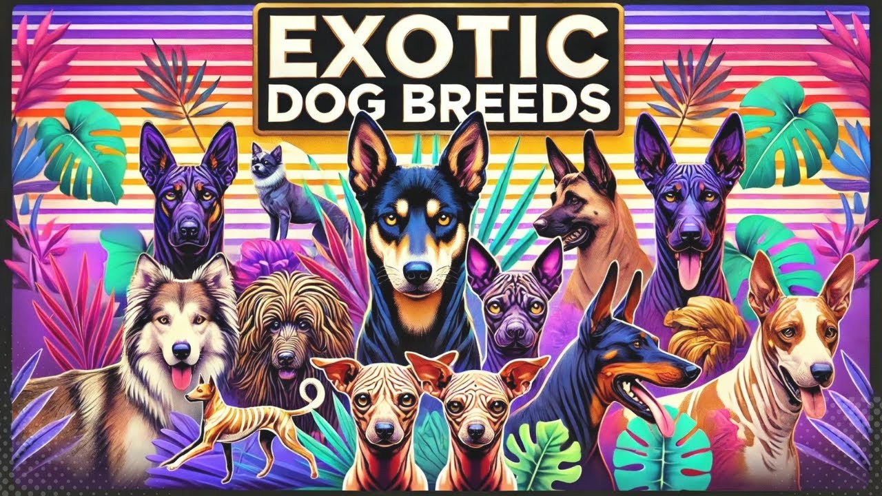 Descubre las 10 Razas de Perros Mas Exoticas del Mundo - YouTube