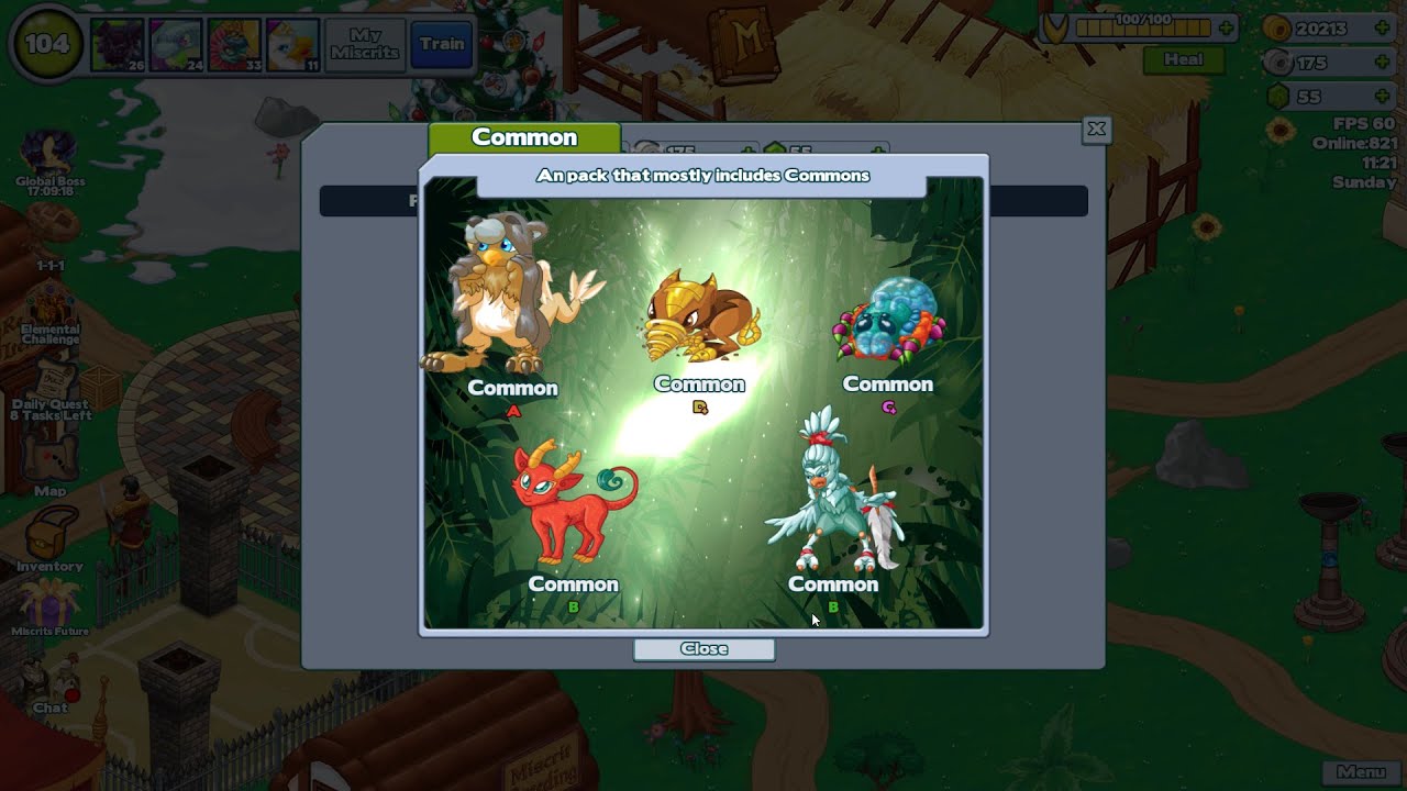 Unboxing a Common Pack • Miscrits Reborn (2024) • Miscrits: World of ...