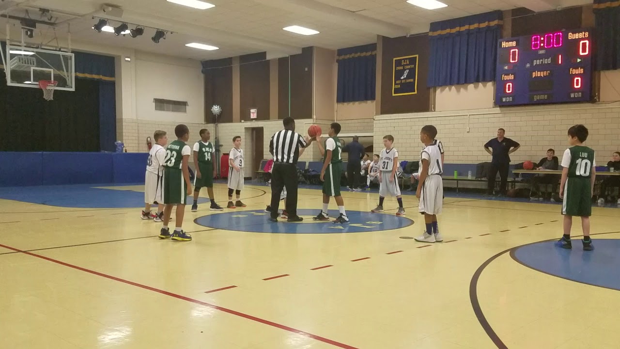 SJA basketball 2019 2nd game - YouTube