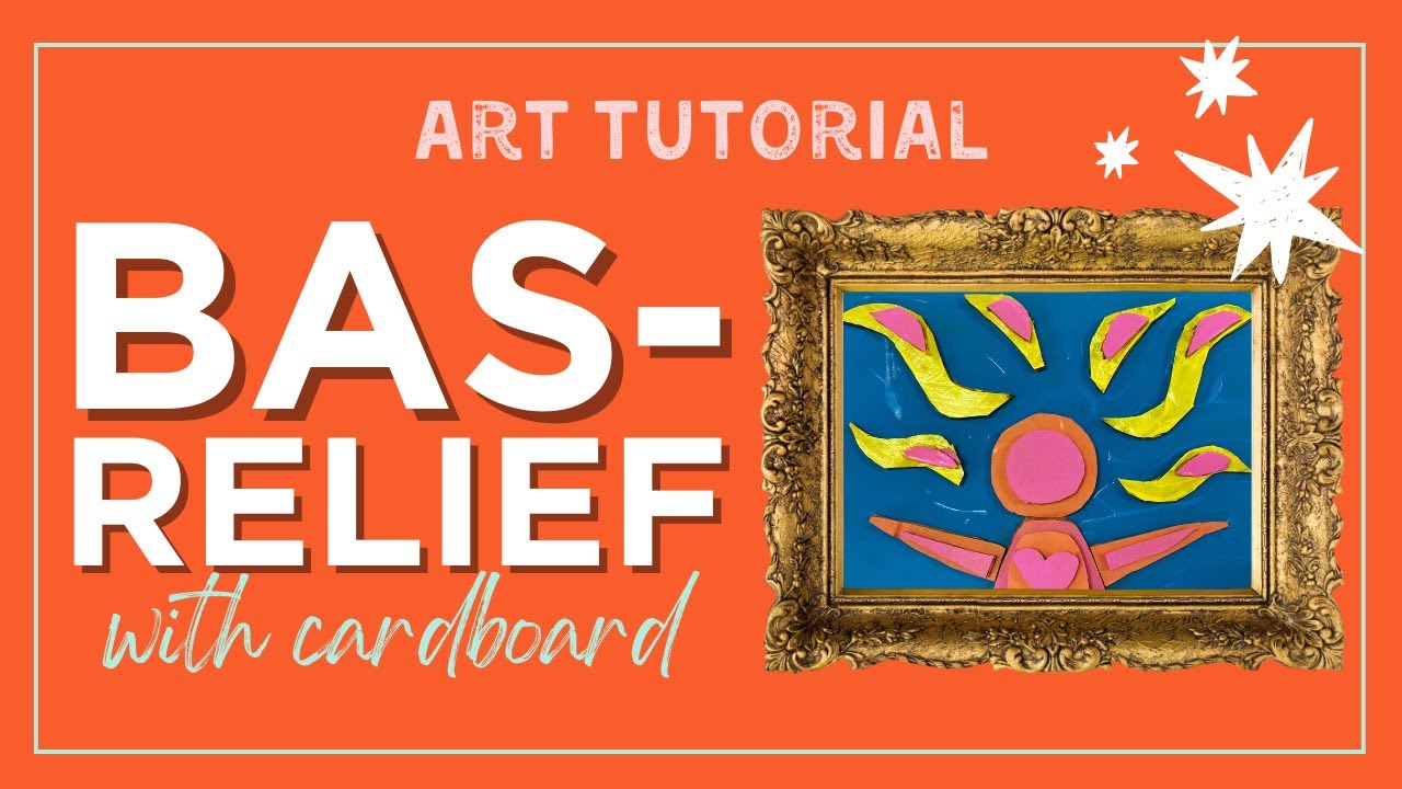 Bas-Relief with Cardboard Art Tutorial - YouTube