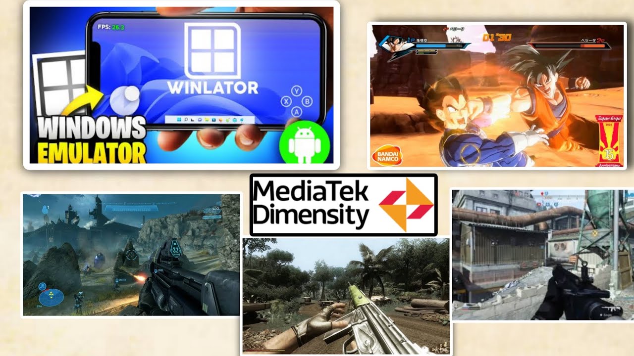 Winlator Emulator Test On Mediatek Dimensity 1200 | Best Windows ...