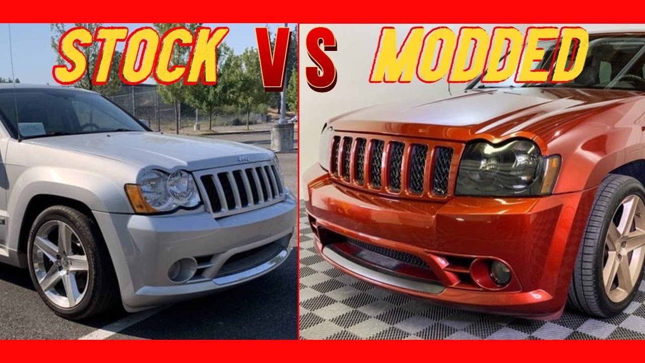 * 4K * Stock SRT8 JEEP VS MODDED SRT8 JEEP (SOUND CHECK) - YouTube