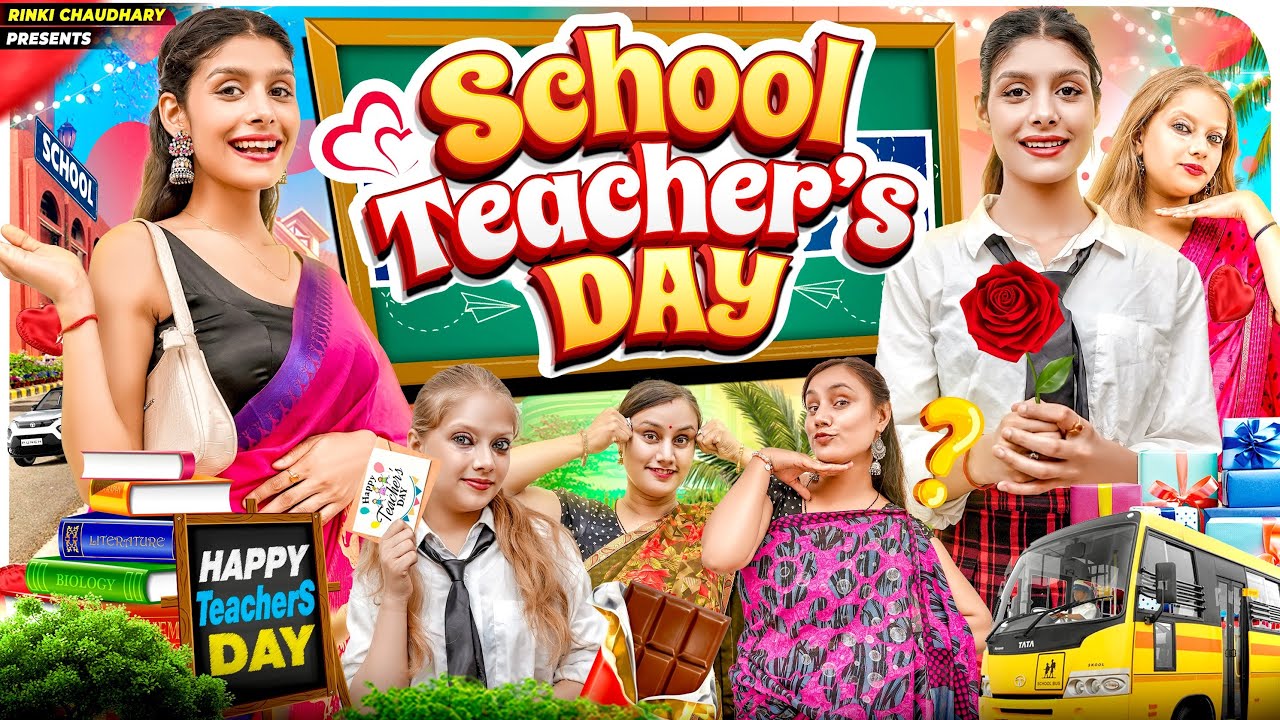 School Teachers Day || Girls on Teachers day || Rinki Chaudhary - YouTube