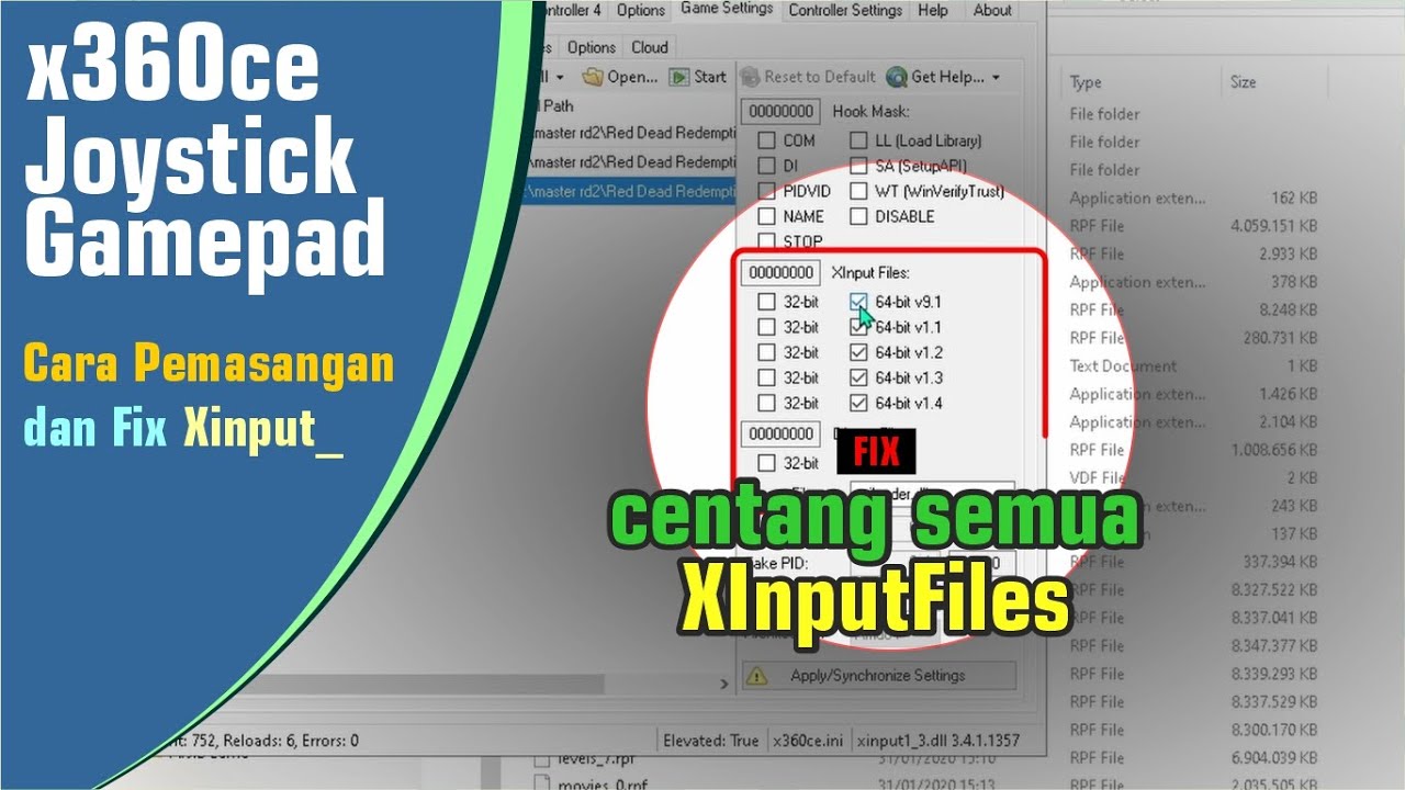 x360ce NOT WORKING FIX FOR ALL GAME - YouTube