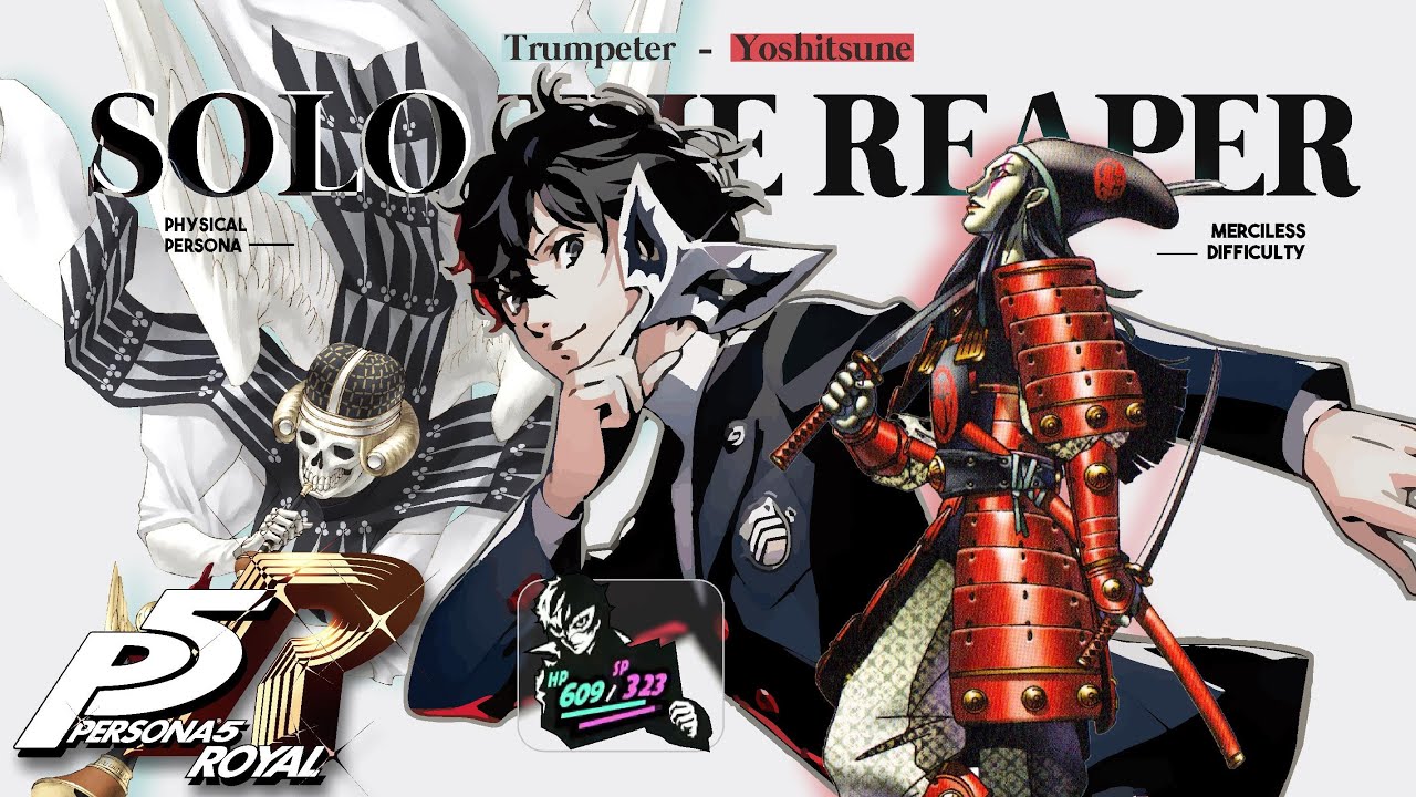 Joker vs The Reaper Boss Fight | Merciless Difficulty | Persona 5 Royal ...