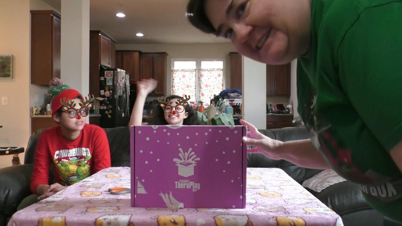 Sensory Theraplay Box Unboxing December 2024! 🎅 - YouTube