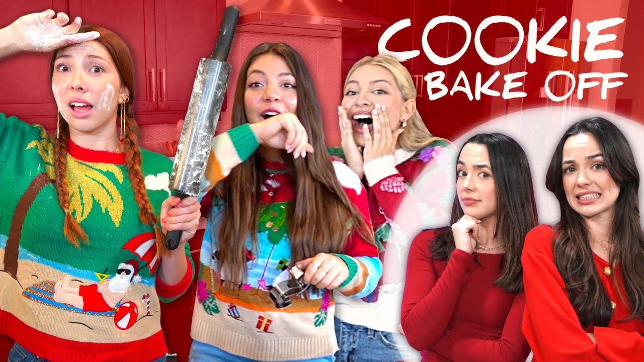 Sister Vs. Sister Christmas Cookie BAKE-OFF! (Ft. The Merrell Twins ...