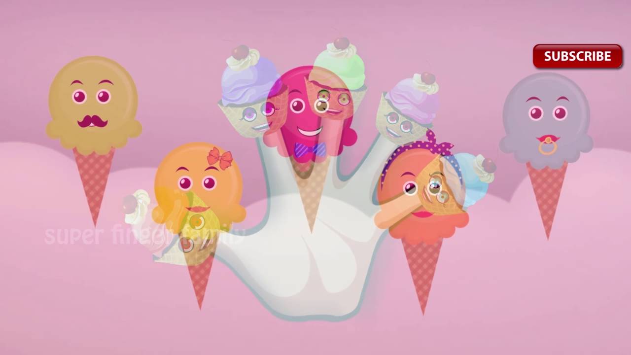 Color Ice Creams Finger Family Songs | Colors for Kids | Color Balls ...