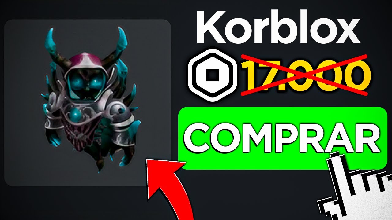 NOVA KORBLOX AGORA PRA VOCÊ PEGAR NO ROBLOX! (corre) - YouTube