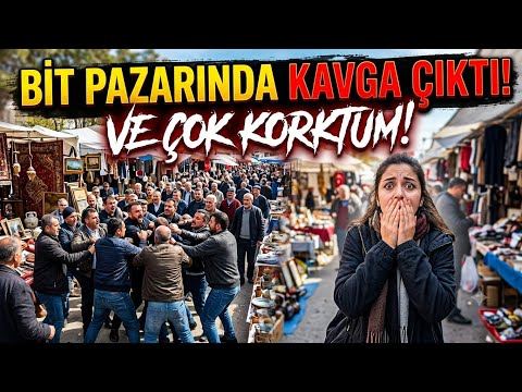 Bit pazarında kavga çıktı.Korkup kaçtım. 