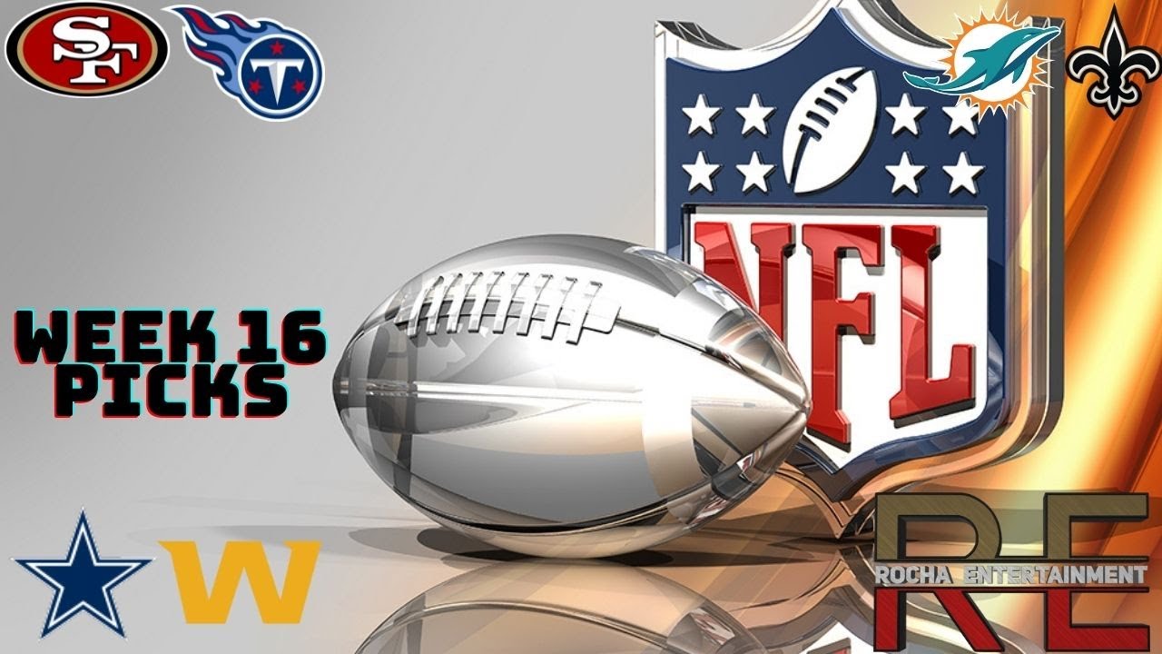 NFL Week 16 Pick Em Picks Live - YouTube
