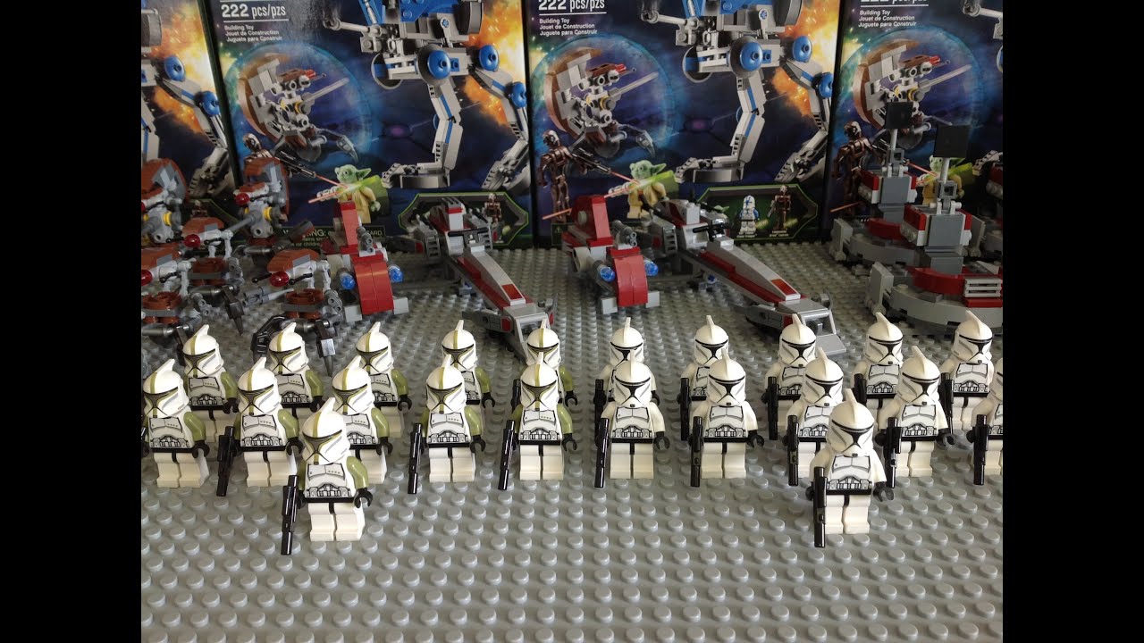 LEGO 2013 Clone Army Battle Packs - YouTube