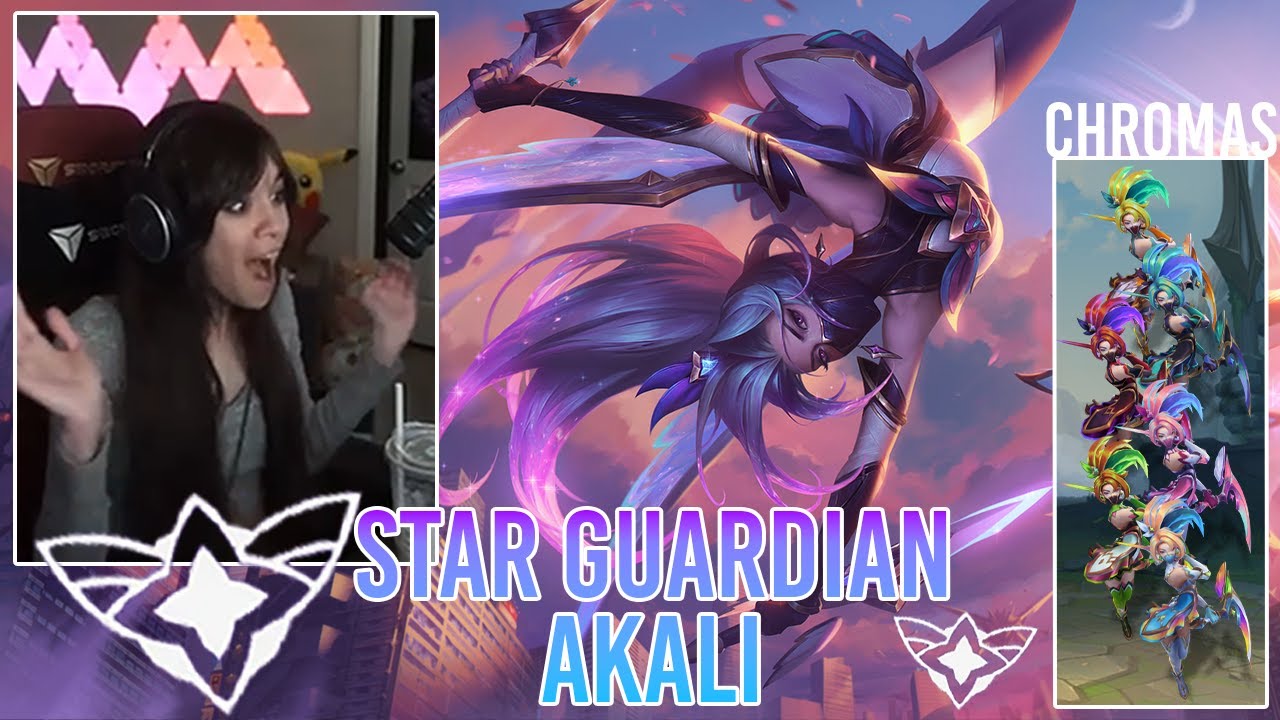 AKALI HAS WINGS! CHROMAS! DANCE SYNERGY WITH KAI'SA? - YouTube