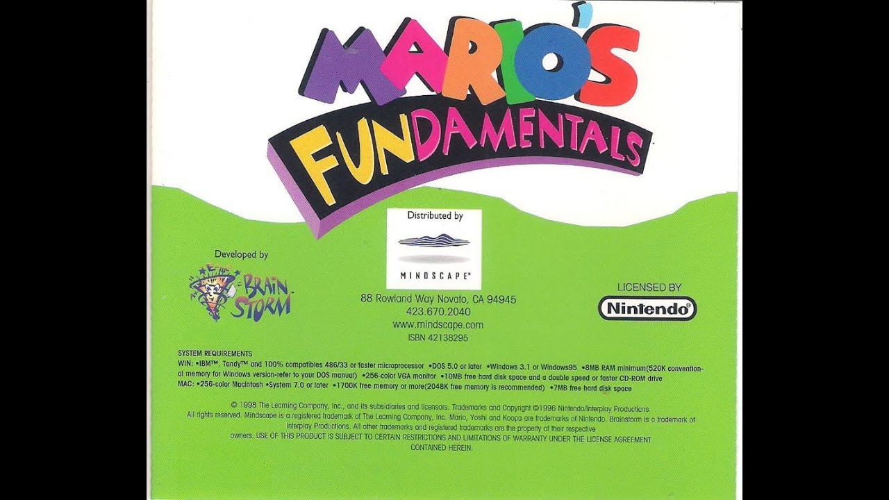 [#228] Mario's FUNdamentals (Macintosh) - YouTube
