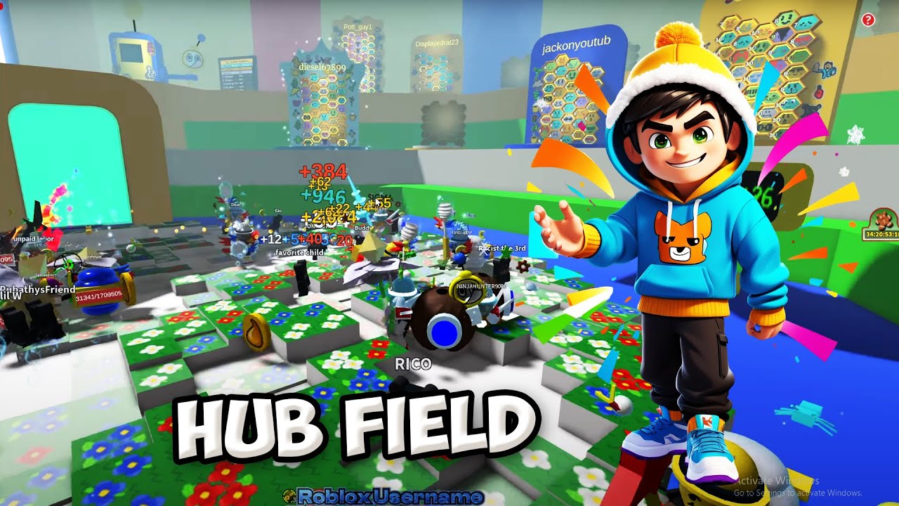 *NEW* Is the hub field to hard?! In Bee Swarm Simulator | Roblox! - YouTube