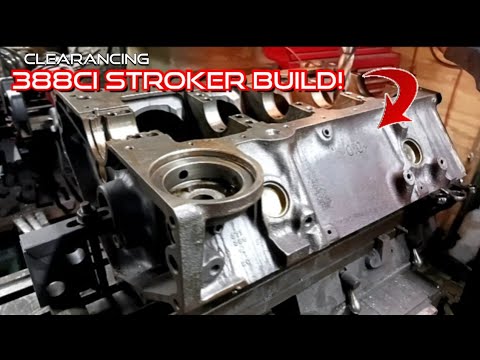 CLEARANCING FOR A STROKER! 388CI 👌 #sbc #engine #power #goals #fast # ...