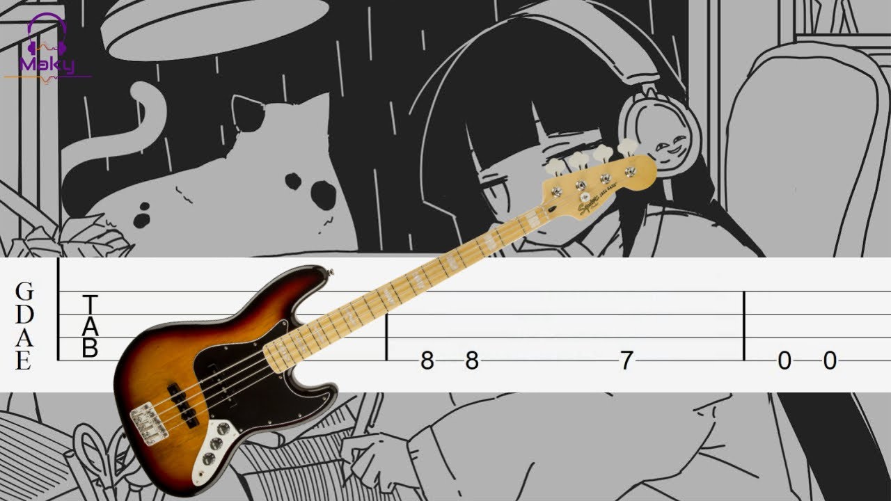 Anime Bass Guitar Wallpaper
