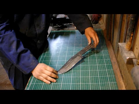 Kamyon makasından bowie bıçak yapımı part 1
