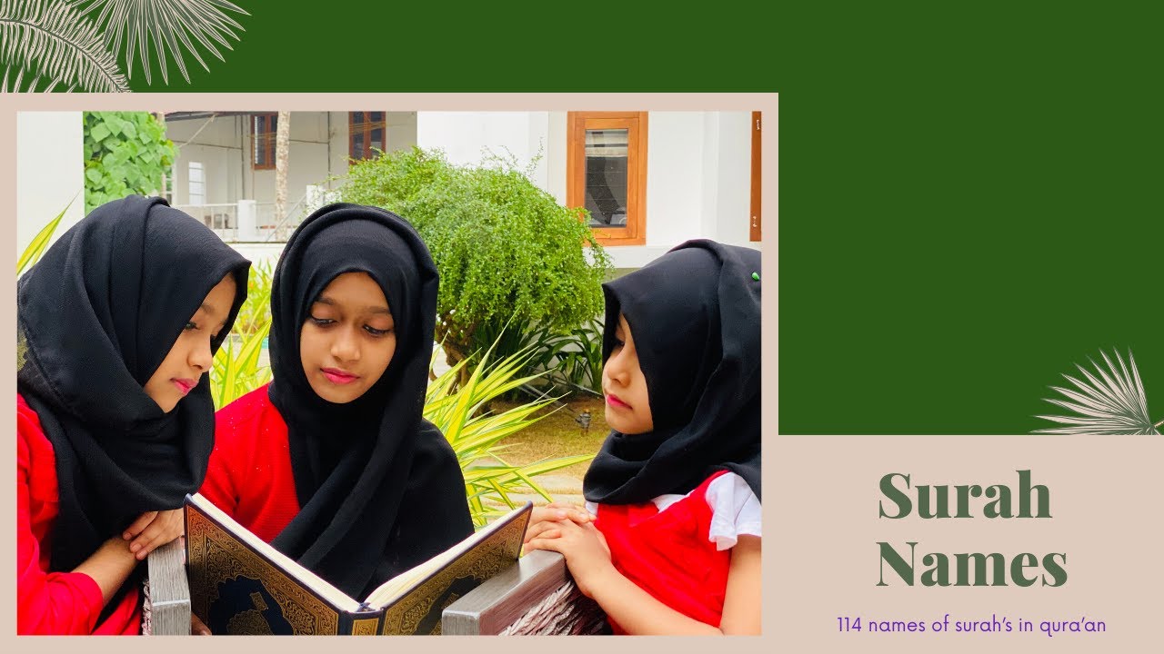 114 surah names - YouTube